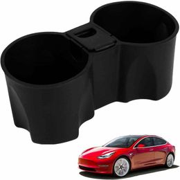 Auto-Müllhalter für Tesla a Model 3 y, Silikon-Müllhalter, Müllhalter-Einsatz, mit Mini-Mülleimer-Ranement, für Münzen, Wasserflaschen, für Tesla