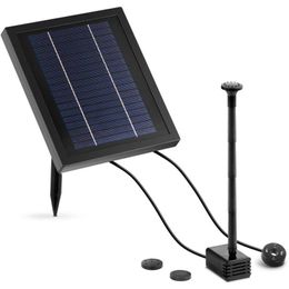 Uniprodo Solar-Springbrunnen Sauerstoffpumpe Solarzelle Solar-Teichpumpe 250 l/h 3 w