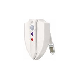 Hiasdfls - UV-Sterilisator-Toilettenlicht-Nachtlichtsensor, WC-Farbwechsel-Toilettenschüsselsitz-Bewegungssensor 8