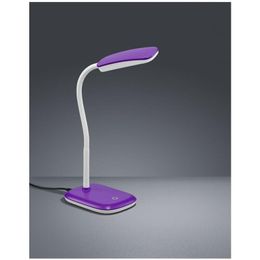 Schreibtischlampe Led 3,5W Lila Boa H36 cm Trio Beleuchtung