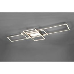 Trio - led Deckenleuchte irvine nickel matt Deckenlampe Lampe 105cm Fernbedienung