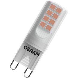 Star pin LED-Lampe für G9-Sockel, matte Optik ,Warmweiß (2700K), 290 Lumen, Ersatz für herkömmliche 28W-Leuchtmittel, nicht dimmbar, 1-er Pack - Osram