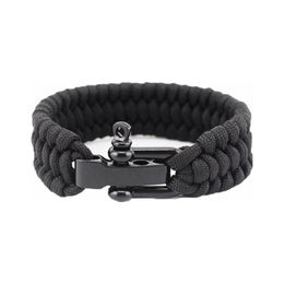 Stücke Verstellbares Überlebensarmband, 4-in-1-Armbänder für den Außenbereich mit Flint-Feuerstarter/Schaber/Pfeife und Fallschirmschnalle, Wandern,