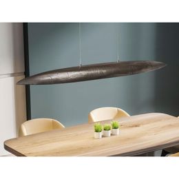 Fischer und Honsel Fischer&honsel - xxl led Pendelleuchte colmar Silber Antik höhenverstellbar & dimmbar 140cm lang