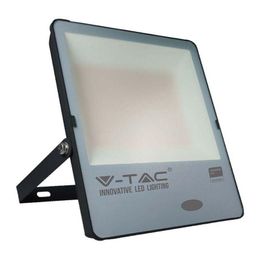 V-TAC - LED-Flutlichtstrahler mit Fotozellensensor - Schwarz - Samsung - IP65 - 200W - 20000 Lumen - 3000K - 5 Jahre