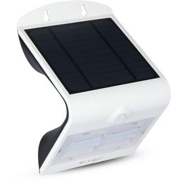 V-TAC Solar-Wandleuchten - IP65 - Weiß - 3W - 400 Lumen - 4000K+3000K
