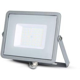 V-TAC Graue LED-Flutlichtstrahler - Samsung - IP65 - 50W - 4000 Lumen - 4000K - 5 Jahre