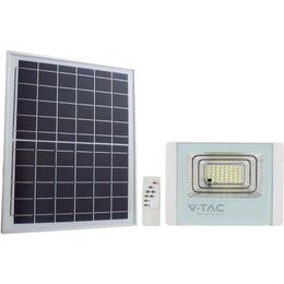 V-TAC Solar-Flutlicht - IP65 - Weißes Gehäuse - 2450 Lumen - 6400K