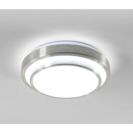 Aiskdan - Aluminium LED-Deckenlampe, 24W 3200LM, Weißlicht 6500K, Schlafzimmer Küche Flur Bad, Modern, D29cm