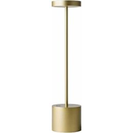 LED-WLAN-Tischlampe, kleine wiederaufladbare Metallschreibtischlampe, 2 Gradation, modernes Hotelrestaurantschlafzimmer