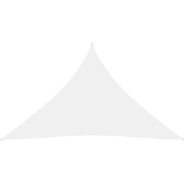 Bonnevie - Sonnensegel,Sonnenschutzsegel Oxford-Gewebe Dreieckig 3x3x4,24 m Weiß vidaXL