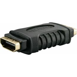Hdmi® Adapter HDMK01 533 Buchse-Buchse schwarz, 1x hdmi / 1x hdmi HDMI-Kabel & Stecker - Schwaiger