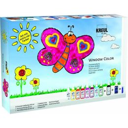 Kreul - Window Color Set mit extra viel Farbe Set Kinderbasteln