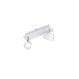 Decken- und Wandleuchte 2 verstellbare Strahler Narcos White Trio Lighting