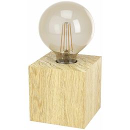 Tischleuchte Prestwick 2 holz 9,5 x 9,5 cm E27, max. 40 w Tischleuchte - Eglo