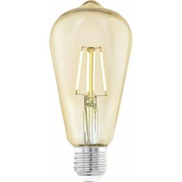 Led Leuchtmittel ST64 E27 Edisonform 4 w warmweiß amber Leuchtmittel - Eglo