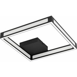 Led Deckenleuchte Altaflor warmweiß 31,5x31,5cm schwarz Deckenlampe - Eglo