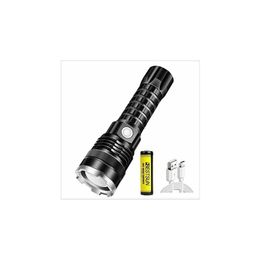 Hiasdfls - Taschenlampe Led Xhp70, 10000 Lumen Superhelle Taschenlampen Zoombare Taktische Hand Wasserdichte 5 Modi Obere Taschenlampe Wasserdichte