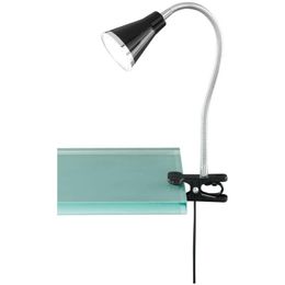 Iperbriko - Schreibtischlampe Led 3,8W mit Klemme Schwarz Arras Trio Beleuchtung