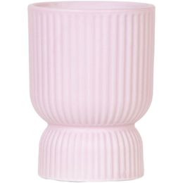 Bertopf Diabolo - klassische Form - zarte Pastellfarben - rosa - passend für 12cm Töpfe