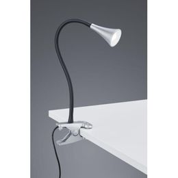 LED-Schreibtischlampe Viper Aluminium mit Klemme H35 cm Trio-Beleuchtung