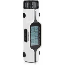 Hiasdfls - Reisewecker, Multifunktionswecker mit LED-Taschenlampe, Reisewecker-Thermometer, Outdoor-Taschenlampe, Outdoor-Wecker