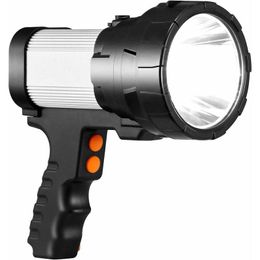 Ultra Leistungsstarke LED-Taschenlampe Wasserdicht IPX4 15000 Lumen 10000 mAh Superhelle Taschenlampe 6 Modi Langstrecken-Hochleistungslampe