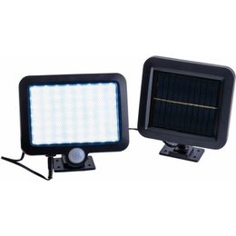 Weitere - Solar Außenleuchte Solarpanel Berto 250 lm, Licht kaltweiß, schwarz Strahler & Flutlichter