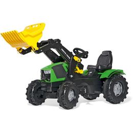 Rolly Toys - Trettraktor Deutz-Fahr 5120, Frontlader, Sitz verstellbar, für Kinder