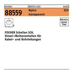 Fischer Schelle r 88558 sch 1216 Nylon weiß/transparent