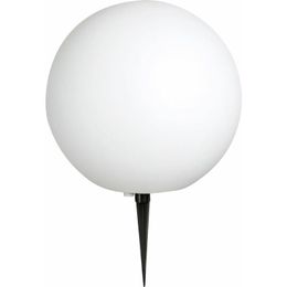 Globo LED Außenleuchte Toula weiß Ø 30 cm E27, RGBW Außenleuchte