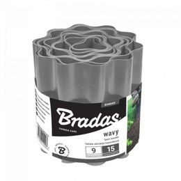 bradas Rasenkante in Grau 15 cm x 9 m - Grau