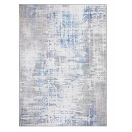ANDIAMO - luxor Living Teppich Punto creme-blau, 80 x 150 cm modische Teppiche