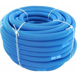 Flexibler Verbindungsschlauch (blau, 5m, 32mm) für Wassertank, Teichwellschlauch für Staubsauger, flexibler Schlauch für Fische, Garten, Schwimmbad,