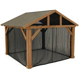 Mesh Moskitonetz Pavillon Yukon 1412 Schwarz - WESTMANN