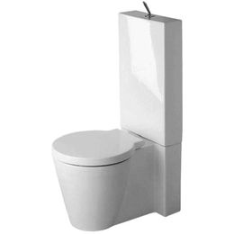 Starck 1 - Stand-WC, 415 mm x 385 mm x 640 mm, Weiß - Schale 0233090064 - Duravit