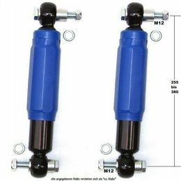 2x Achsstoßdämpfer A27510 Anhängerstoßdämpfer 1400/2800kg quadra blau Knott Alko