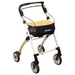 Mobilex Jaguar Supreme Indoor Rollator Weiß Mit Holzoptik