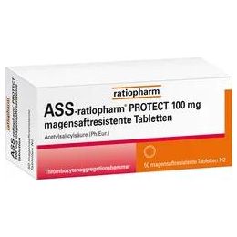 ASS-ratiopharm Protect 100 mg magensaftr.Tabletten 50 St