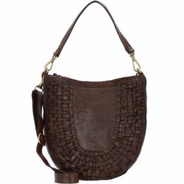 Campomaggi Schultertasche Leder 30 cm moro