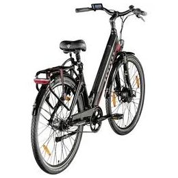 Zündapp E-Bike City Z902 700C VM 28 Zoll RH 48 cm 7-Gang 417 Wh schwarz rot