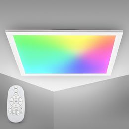 LED Deckenleuchte B.K.LICHT "BK_DP1370 RGB LED-Panel, Farbtemperatur stufenlos einstellbar, Dimmbar" Lampen weiß LED Deckenlampen