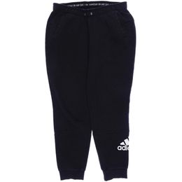 Adidas Herren Stoffhose, schwarz