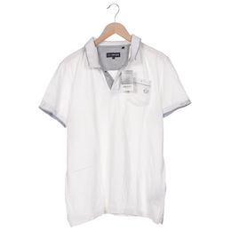 CAMP DAVID Herren Poloshirt, weiß, Gr. 54