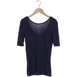 hessnatur Damen T-Shirt, marineblau, Gr. 34
