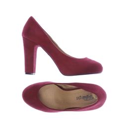 Buffalo London Damen Pumps, bordeaux, Gr. 38