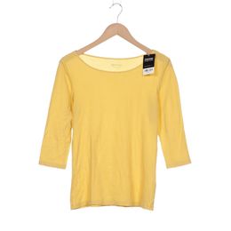 hessnatur Damen Langarmshirt, gelb, Gr. 42