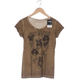 Rich & Royal Rich & Royal Damen T-Shirt, braun, Gr. 36