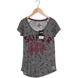 Superdry Damen T-Shirt, grau