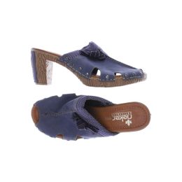 Rieker Damen Sandale, blau